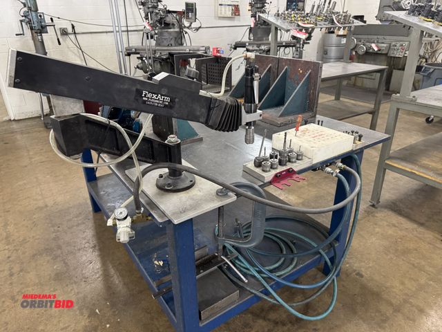 Orbitbid.com - Lot 1-2318 - (1) pneumatic flex arm pneumatic drill with ...