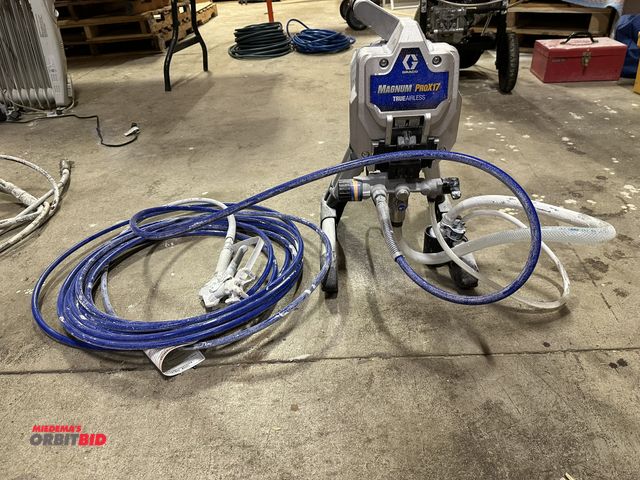 Orbitbid.com - Lot 1-222 - (1) Graco Magnum Pro X17 airless paint ...