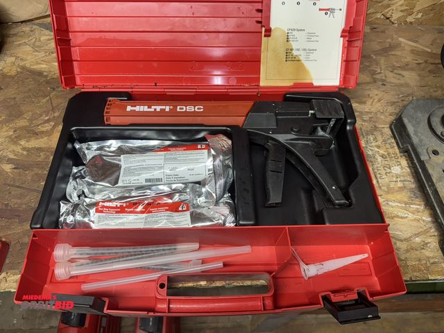 Orbitbid.com - Lot 1-4154 - (1) Hilti DSC dispenser, includes (2) tubes ...