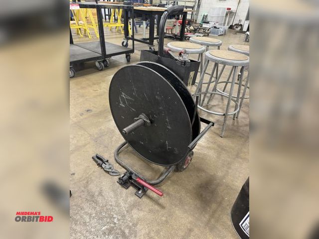 Orbitbid.com - Lot 1-2209 - (1) metal banding cart with 3/4" metal ...