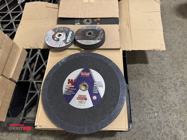 Orbitbid.com - Lot 1-16255 - Lot of new cut off wheels, includes (2 ...