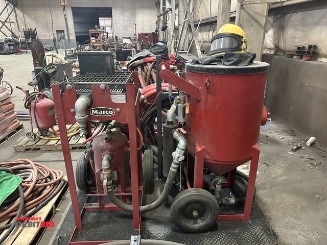 Orbitbid.com - Lot 1-16430 - (1) Marco pneumatic blasting unit ...