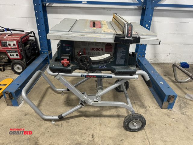 Orbitbid.com - Lot 1-16626 - (1) Bosch 10" table saw, model 4100, and ...