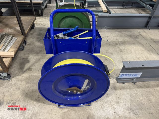 Orbitbid.com - Lot 1-16647 - (1) Uline banding cart with 1/2" wide poly ...