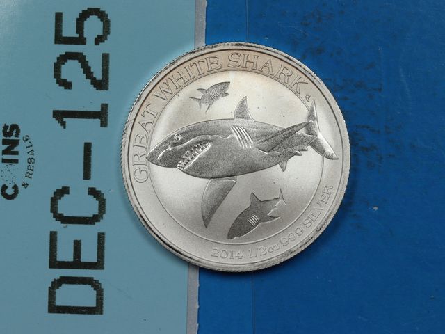 Blue Water Coins & Resale - Lot 108-125 - 1/2 oz 999 silver GREAT WHITE ...