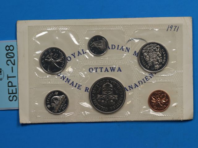 Blue Water Coins & Resale - Lot 108-208 - 1971 CANADIAN PROOF SET ...