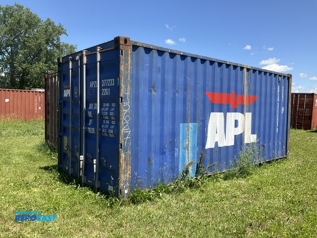 Repocast.com - Lot 2-20232 - 20’ Shipping / Storage Container 8’ wide x ...