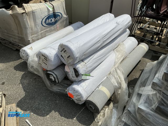 Repocast.com - Lot 2-64505 - Lot of (12) rolls of marine fabric, approx ...