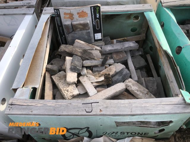 RangerBid.com - Lot 30-27-J - 1 pallet, J, Stack stone / brick veneer ...