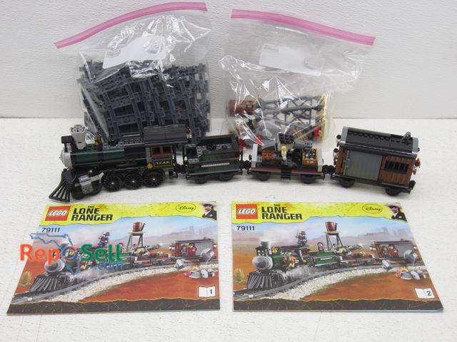 Reposell.com - Lot 31-6286 - Lego Lone Ranger Train Set 79111 w/Manual ...