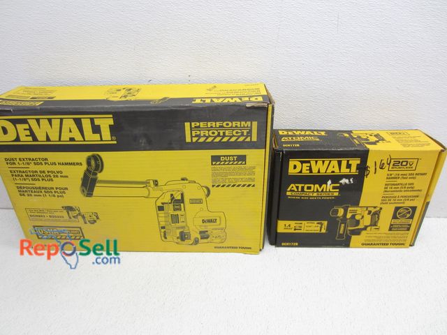 Reposell.com - Lot 31-6325 - (2) DeWalt Tools, Both Appear New: Dust ...