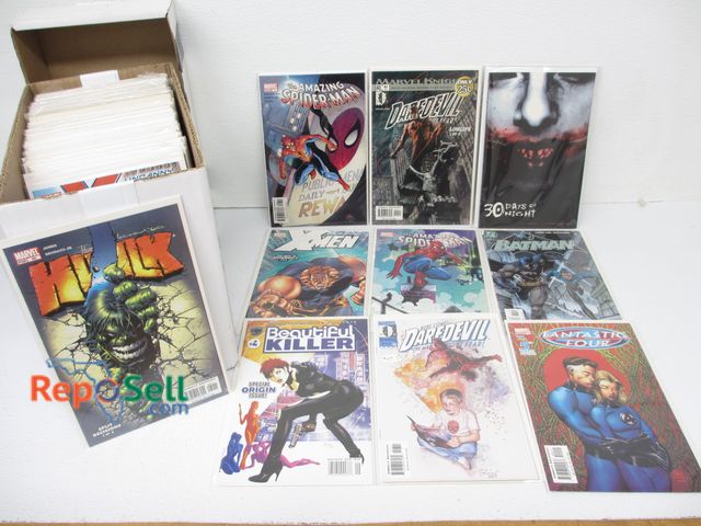 Reposell.com - Lot 31-6339 - Approx. 100 Comic Books in Comic Box ...