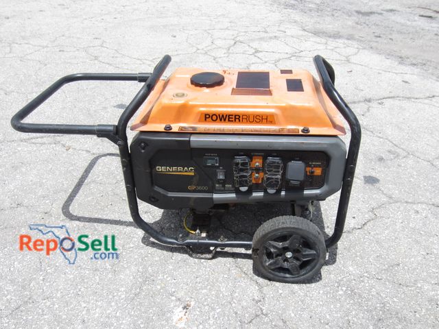 Reposell.com - Lot 31-1193 - Generac Power Rush GP3600 Generator 3600 ...