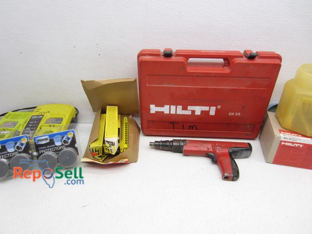 Reposell.com - Lot 31-6101 - Hilti Gun w/Parts DX35 and (2) Ryobi ...