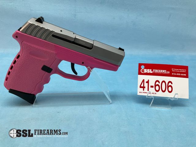 SSL Firearms - Lot 41-606 - SCCY CPX-2 Pink 9MM Semi Automatic Pistol ...