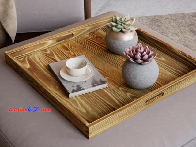 Auction62.com - Lot 44-1504z - Unbranded Serving Tray, Large Square ...