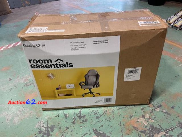 Auction62.com - Lot 44-847u - Swivel Gaming Chair Gray - Room ...