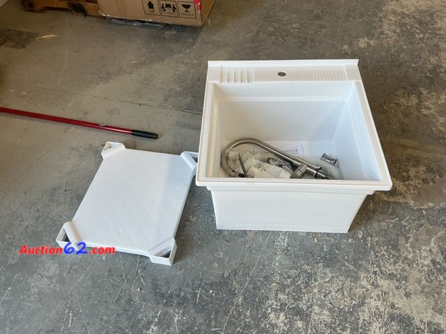 Auction62.com - Lot 44-1185m - Laundry Tub with Faucet E-Commerce ...
