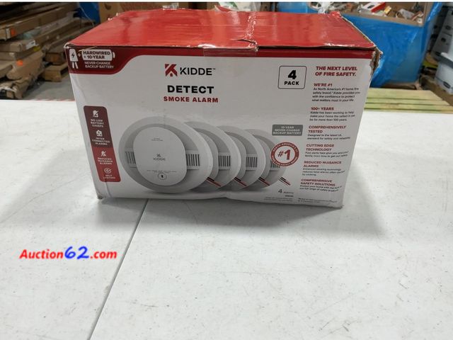 Auction62.com - Lot 44-1553n - $140 Retail value- Kidde DETECT Smoke ...