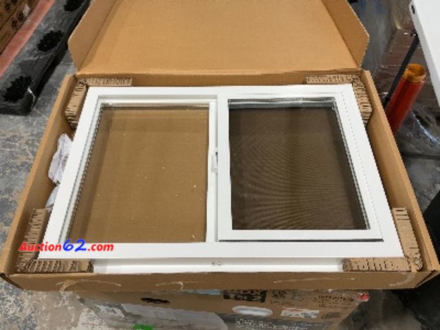 Auction62.com - Lot 44-1507m - Left-Hand Single Sliding Vinyl Window ...