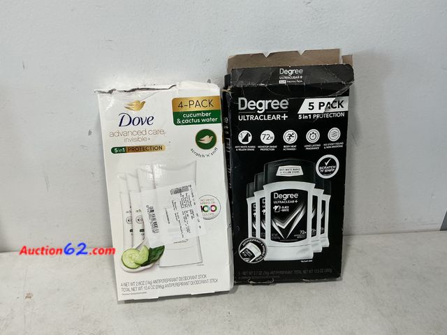 Auction62.com - Lot 44-603x - Dove Advanced Care & Degree Ultraclear+ ...