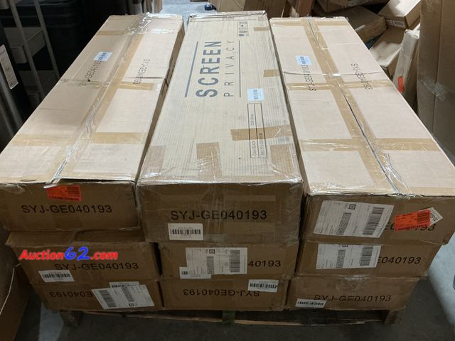 Auction62.com - Lot 44-184w - Pallet of 72 in.H x 47 in.W Galvanized ...