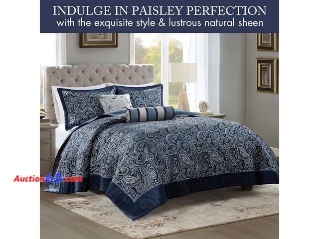 Auction62.com - Lot 44-5535w - Madison Park Aubrey Reversible Quilted ...