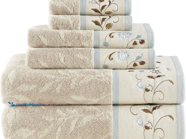 LiquidBidding - Lot 49-5462679 - Madison Park Serene 100% Cotton Bath ...