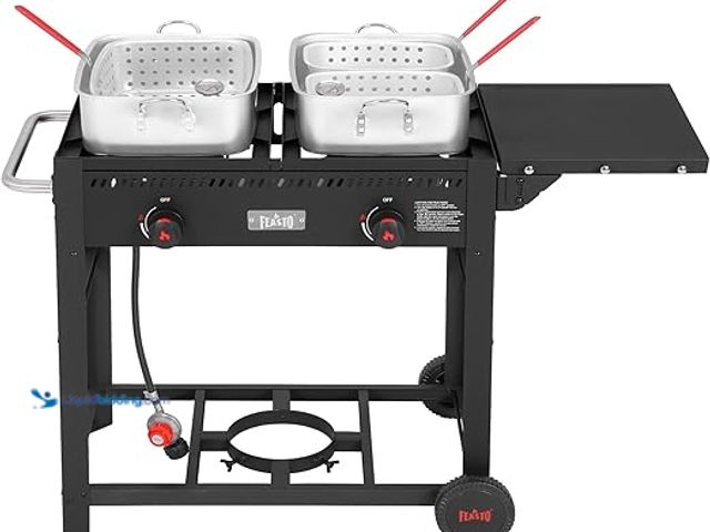 LiquidBidding - Lot 49-3612446 - FEASTO Outdoor Propane Deep Fryer with ...
