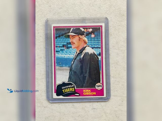 LiquidBidding - Lot 49-1810426 - COLLECTIBLE 1981 TOPPS KIRK GIBSON ...
