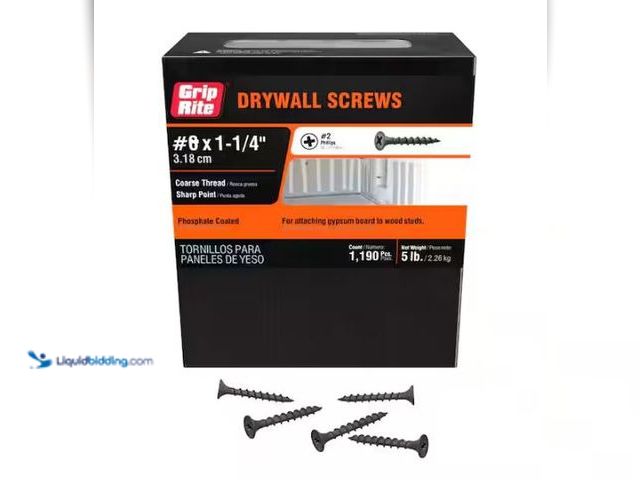 LiquidBidding - Lot 49-1565204 - Grip-Rite #6 x 1-1/4 in. #2 Phillips ...