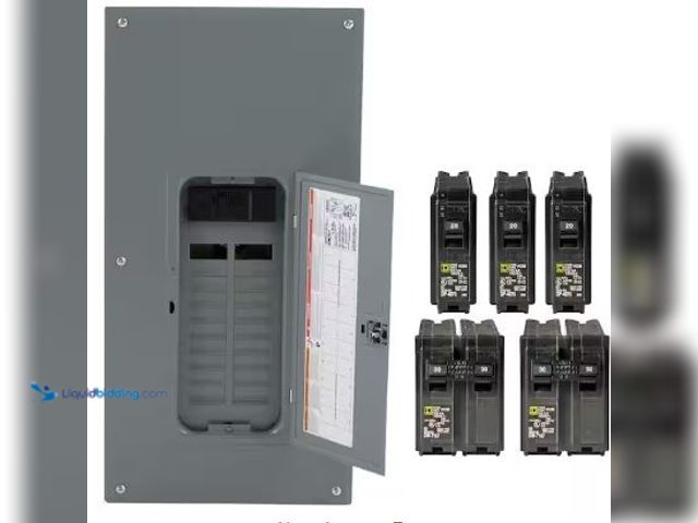 LiquidBidding - Lot 49-1529056 - Square D Homeline 200 Amp 20-Space 40 ...