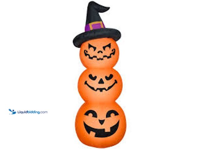 LiquidBidding - Lot 49-5430492 - HOME ACCENTS HOLIDAY 7FT LED JACK O ...
