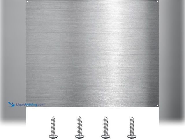 LiquidBidding - Lot 49-1520462 - 30" x 24" Stainless Steel Backsplash ...