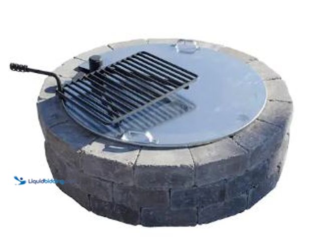 LiquidBidding - Lot 49-1513016 - Necessories 34 in. Fire Pit Cover with ...
