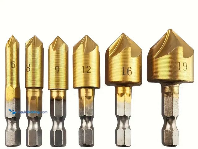 LiquidBidding - Lot 49-1810818 - New 6pcs Titanium-Coated High-Speed ...