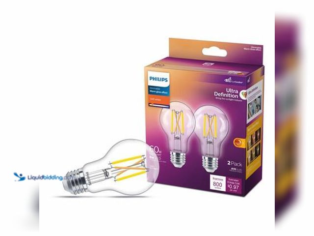 LiquidBidding - Lot 49-5539037 - QTY 12 - Philips 60 Watt-Equivalent ...