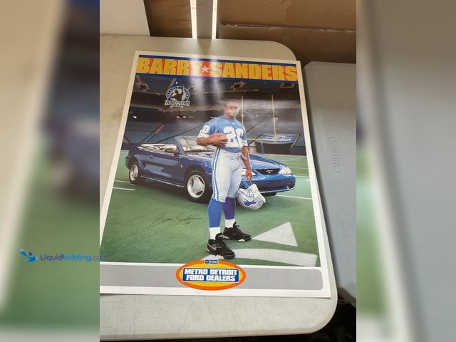 LiquidBidding - Lot 49-3503006 - NICE 1994 DETROIT LIONS BARRY SANDERS ...