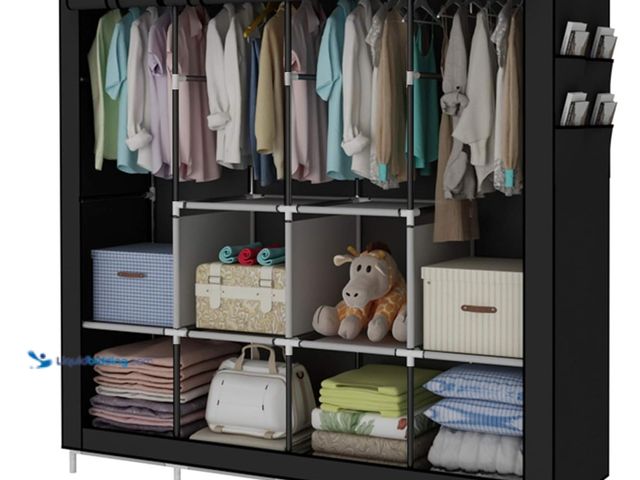 LiquidBidding - Lot 49-1526055 - Portable Wardrobe Clothing Wardrobe ...