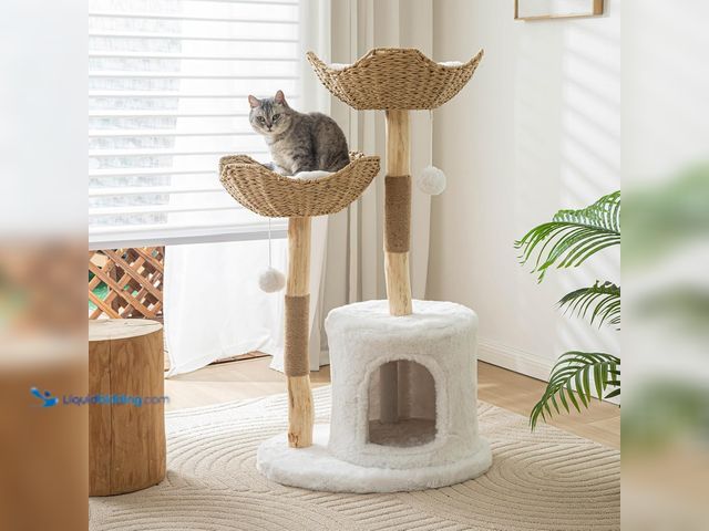 LiquidBidding - Lot 49-3533531 - Vannokor Modern Cat Tree, Cat Tree ...