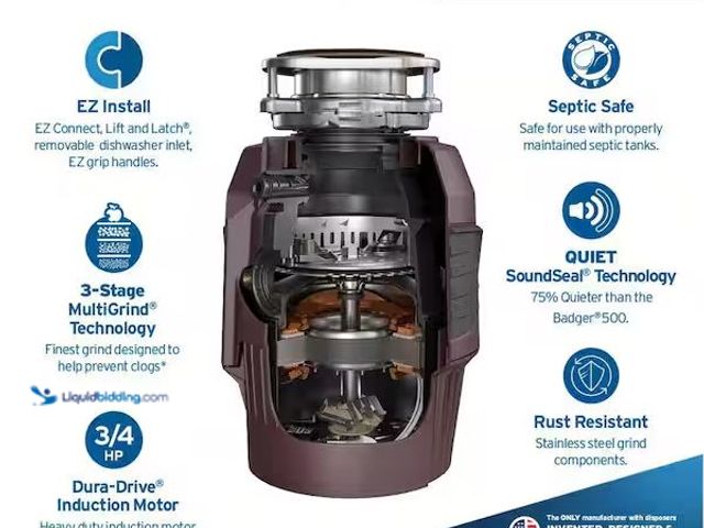 LiquidBidding - Lot 49-1579699 - InSinkErator Evolution 1300, 3/4 HP ...