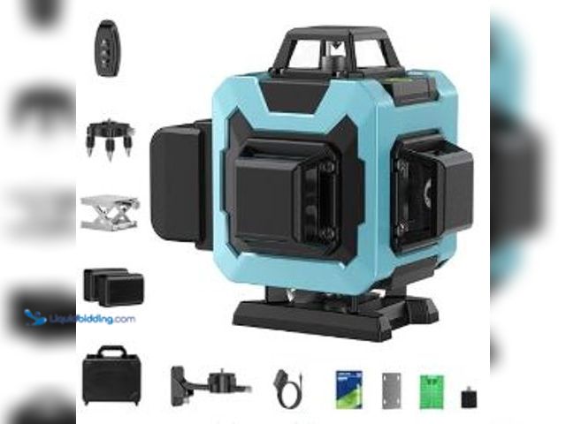 LiquidBidding - Lot 49-5431153 - 16 Line Laser Level 360 Self Leveling, 4x360°Professional 4D ...