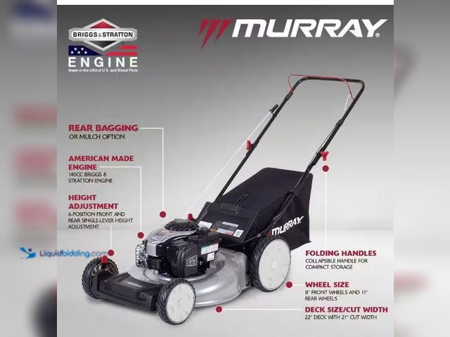 LiquidBidding - Lot 49-5426152 - Murray 21 in. 140 cc Briggs and ...
