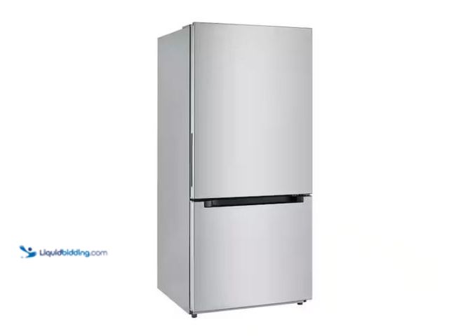 Vissani 18 7 Cu Ft Bottom Freezer Refrigerator In Stainless Steel