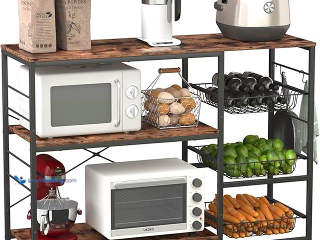 LiquidBidding - Lot 49-3469326 - VENZITORY 47" Kitchen Bakers Rack, Big ...