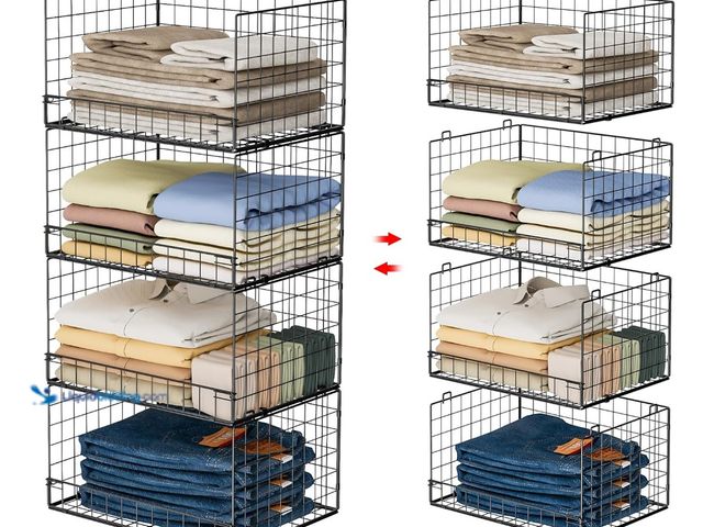 LiquidBidding - Lot 49-3465048 - 4-Tier Stackable Closet Organizers and ...