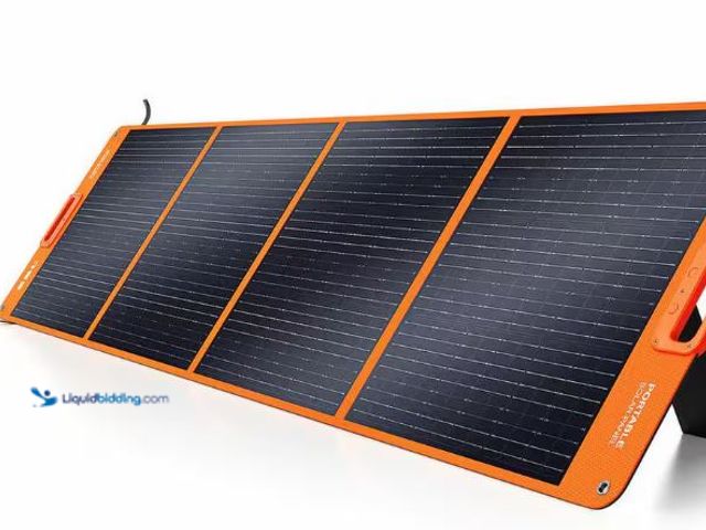 LiquidBidding - Lot 49-5426014 - EBL Solar Apollo 200-Watt Portable ...