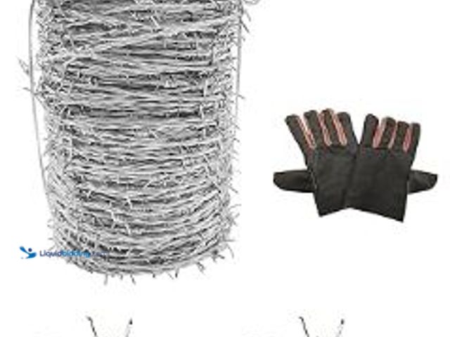 LiquidBidding - Lot 49-3464707 - Real Barbed Wire 328ft (100m) Weight ...