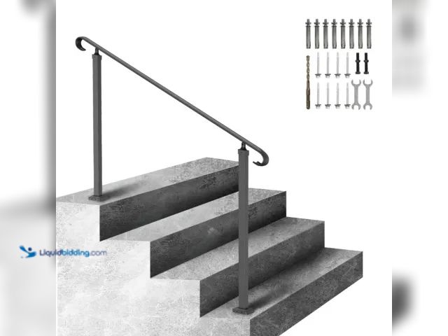 LiquidBidding - Lot 49-1564945 - VEVOR Handrails for Outdoor Steps, Fit ...