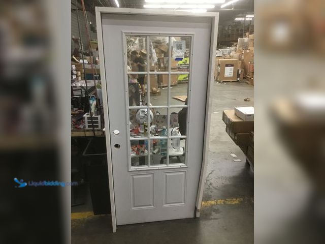 LiquidBidding - Lot 49-5420127 - ODL White Exterior Door. 12 Panel ...